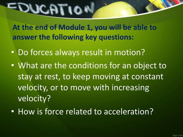 Science 8 module 1 Forces and Motion | PPSX