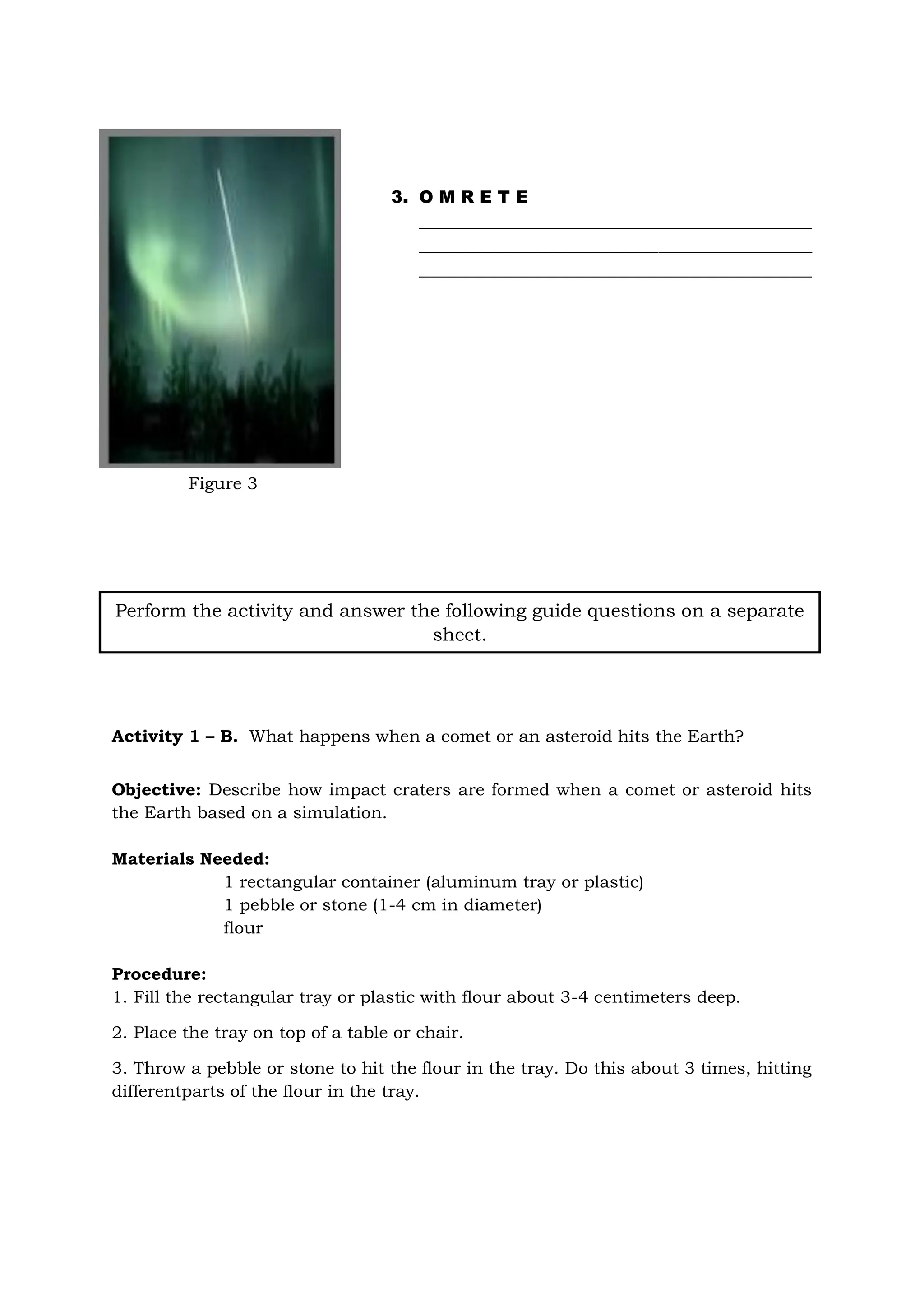 science8_q2_mod6_Comets, Asteroids and Meteors.pdf