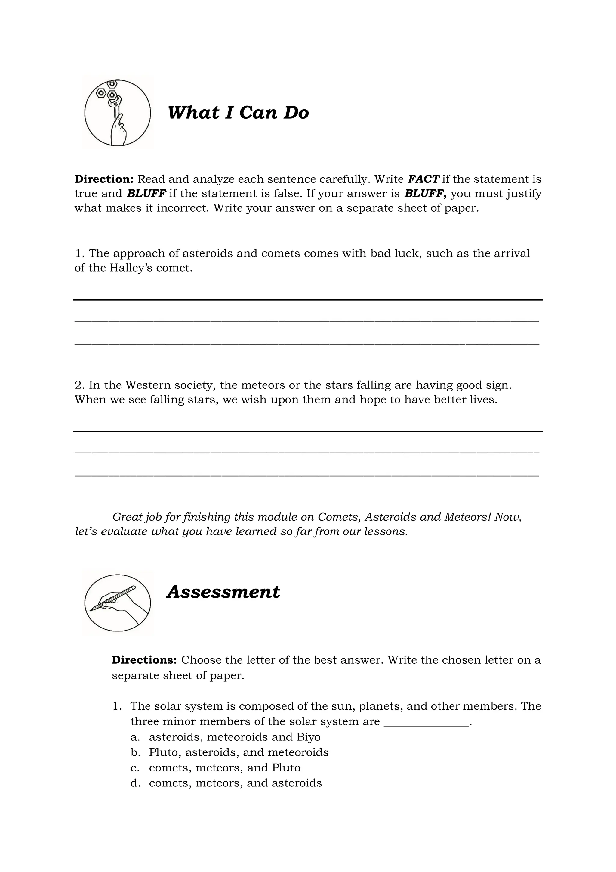 science8_q2_mod6_Comets, Asteroids and Meteors.pdf