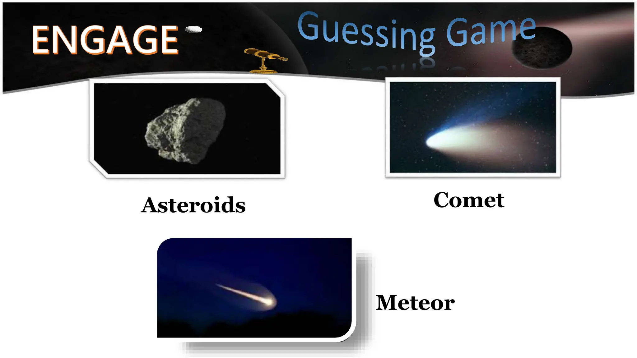 Science 8 Quarter 2 Module 6 Comets, Asteroids and Meteors.pptx