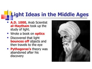 Science8 Unit C Lightand Optics Section1 Lesson1 The Challengeof Light ...