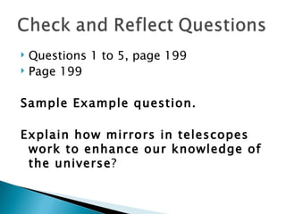 Science8 Unit C Lightand Optics Section2 Lesson4 Mirrors Lensesand ...