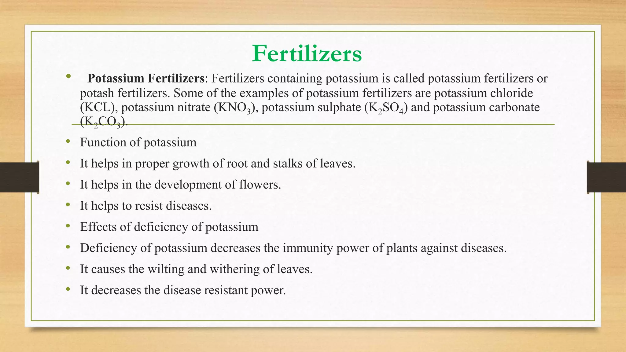 Chemical Fertilizer - Science (Grade - 9) | PPTX