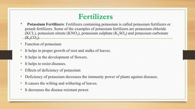 Chemical Fertilizer - Science (Grade - 9) | PPTX | Agriculture | Industries