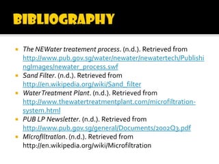 Science ACE--NEWater | PPTX | Environmental Services Industry | Industries