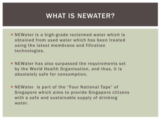 Science ace thematic study(NEWater) | PPTX