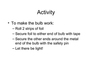 Let There Be Light! | PPT
