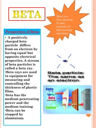 Science alpha beta gamma | PPTX | Chemistry | Science