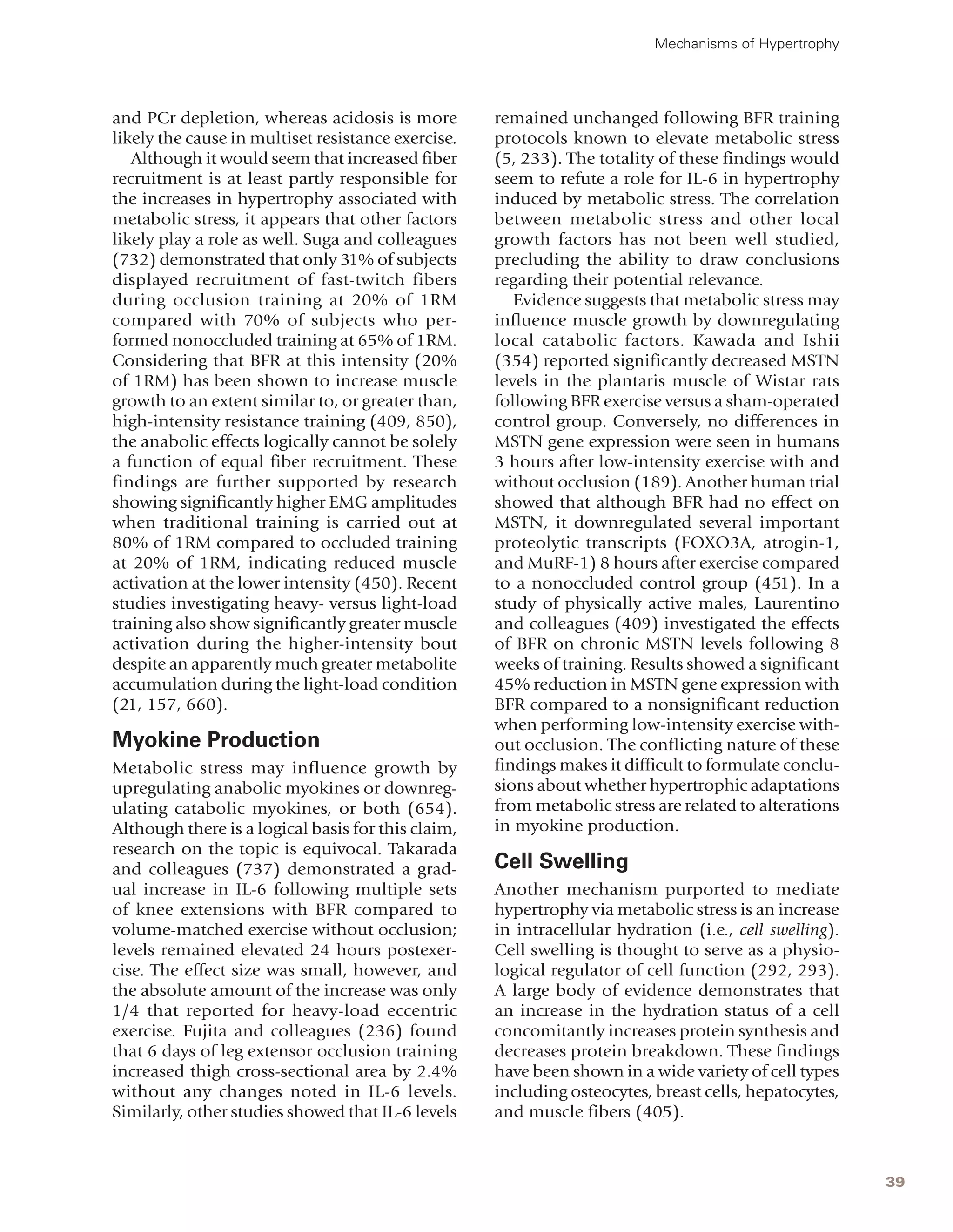 Science and development of muscle hypertrophy | PDF