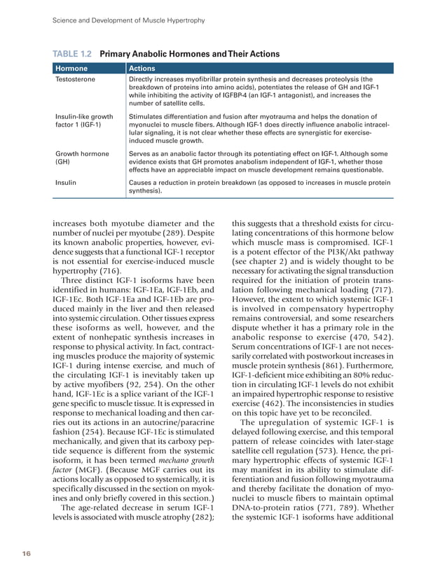 Science and development of muscle hypertrophy | PDF