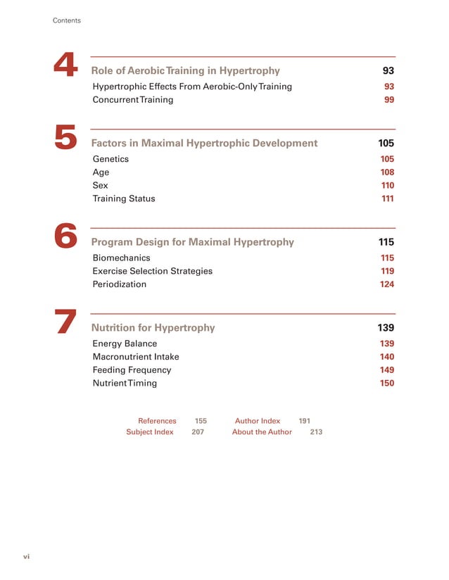 Science and development of muscle hypertrophy | PDF