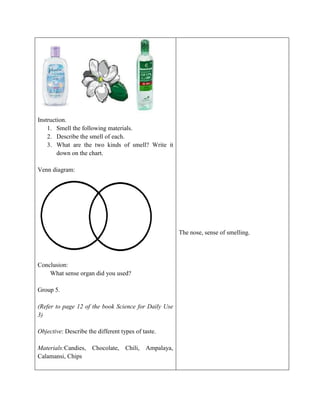 Detailed Lesson Plan in Science and Health Grade 3 Sense Organ | DOCX