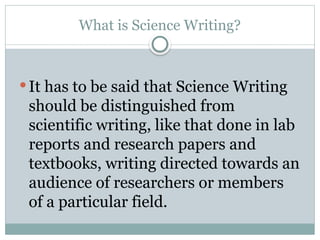 SCIENCE AND HEALTH WRITING CAMPUS JOURNALISM.pptx