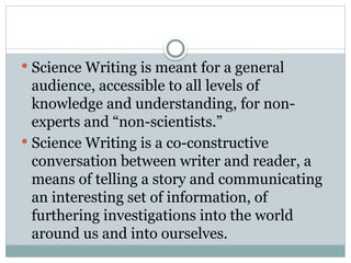 SCIENCE AND HEALTH WRITING CAMPUS JOURNALISM.pptx