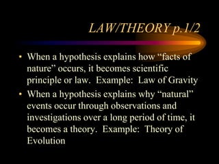 Science and Hypothesis.ppt