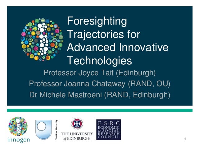 Science & Innovation 2014: Foresighting Trajectories for Advanced Inn…