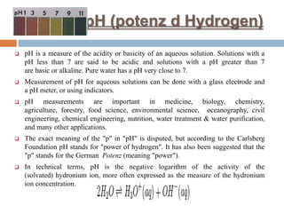 Determine pH of fruit juices | PPTX