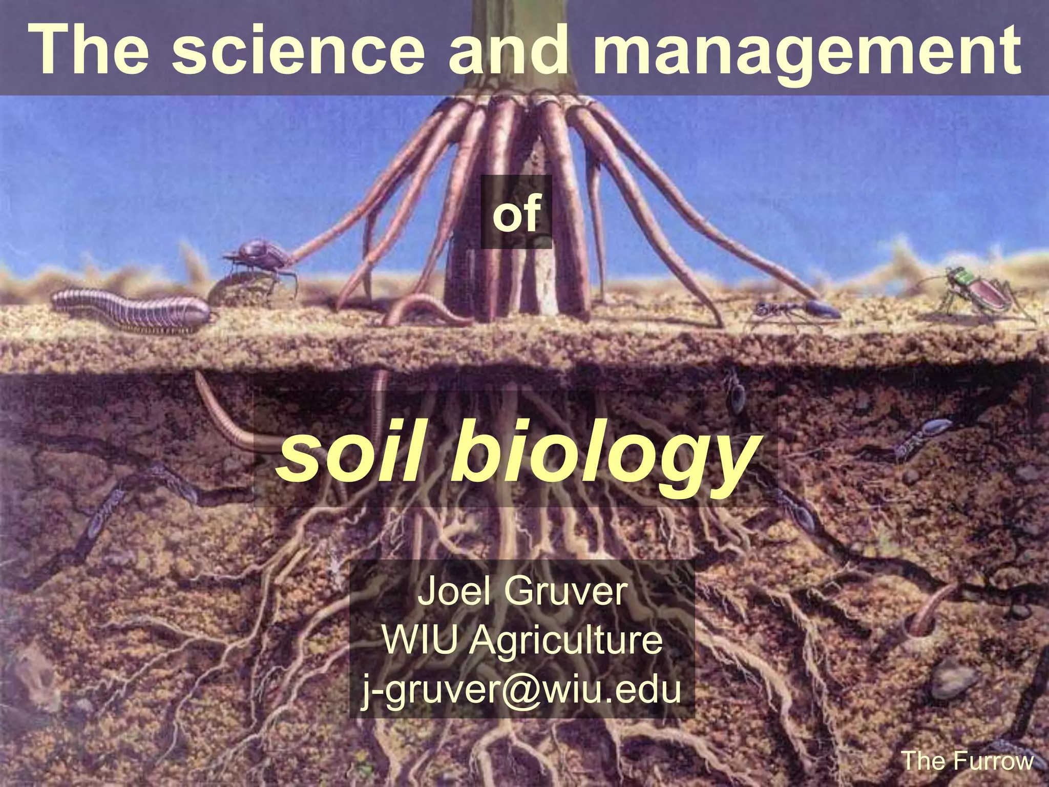 Science and management of soil biology | PPT