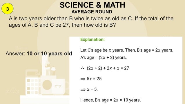 SCIENCE AND MATHEMATICS QUIZ BEE FOR STUDENTS.pptx