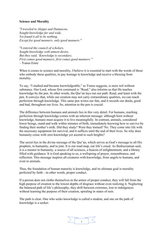 Science and Morality-I studied and became knowledgeable.pdf