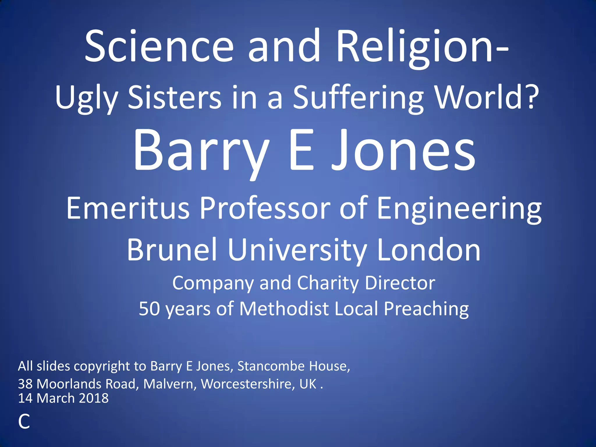 Science And Religion Ugly Sisters Ppt