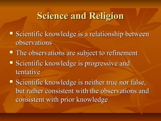 Science and Religion: A Power Point | PPT