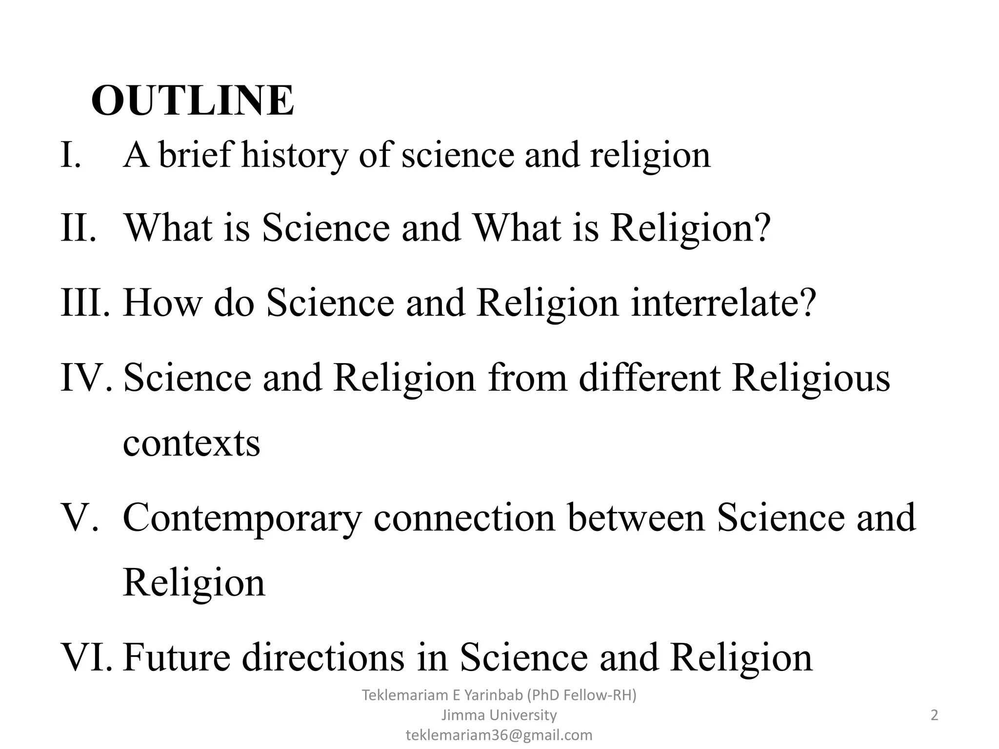 Philosophy of Science and Religion | PDF