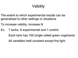 Scientific Method and Experimental Design | PPT