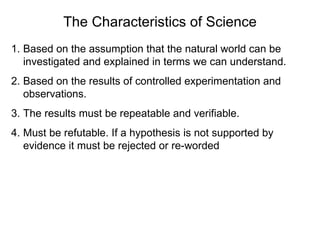 Scientific Method and Experimental Design | PPT