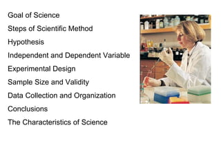 Scientific Method and Experimental Design | PPT