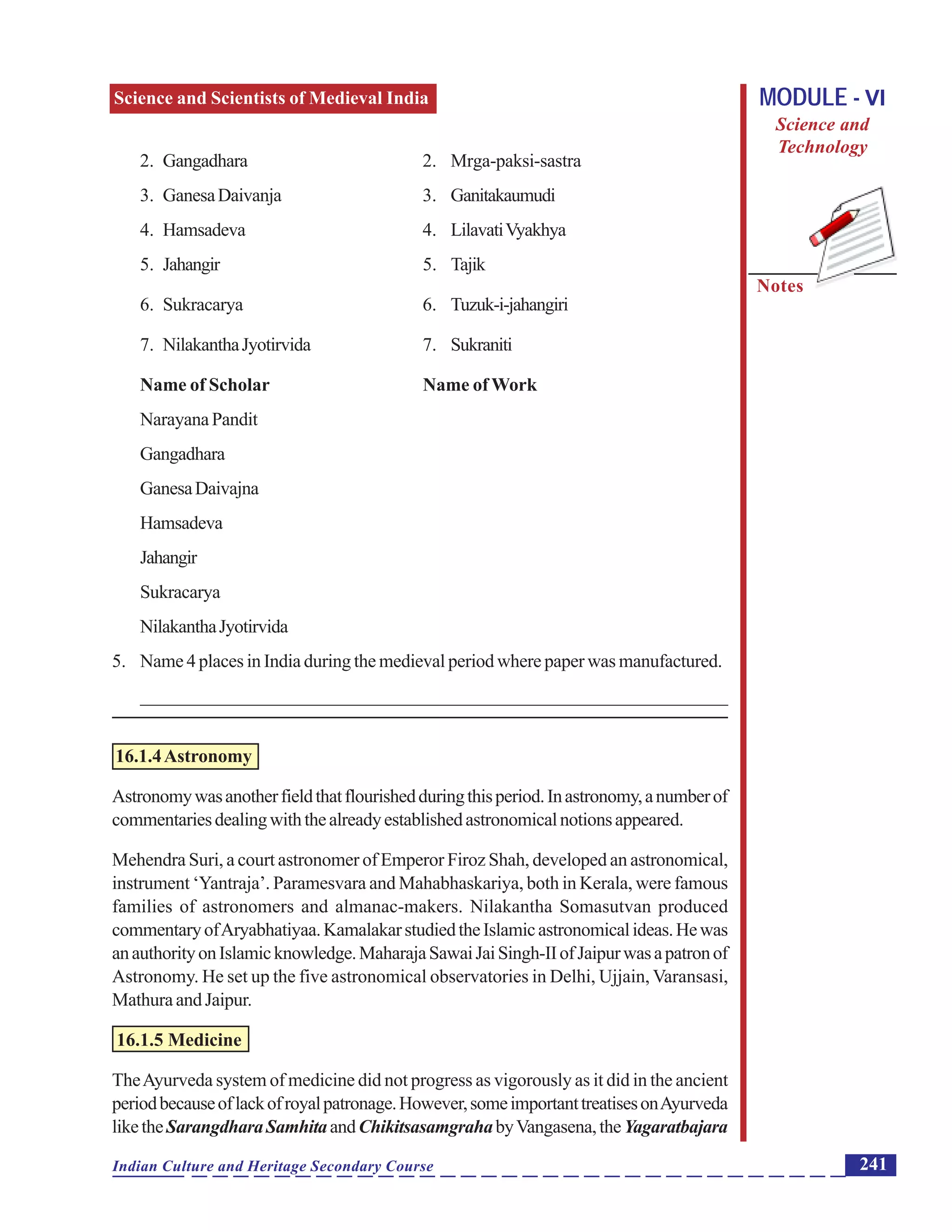 Science and scientists of medieval india | PDF