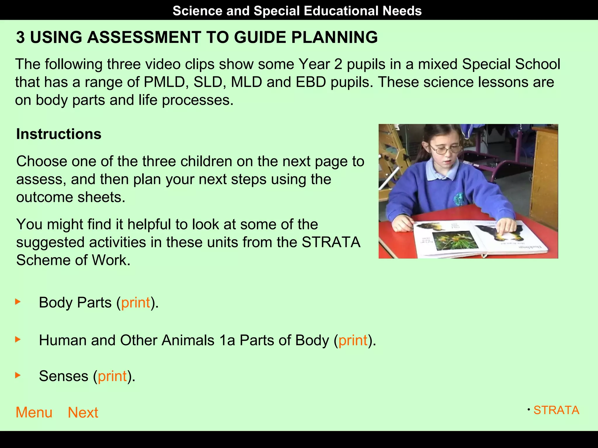 Science+and+Special+Educational+Needs+-+the+STRATA+project | PPT