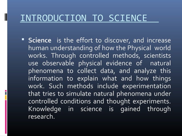 Science and technology | PPT