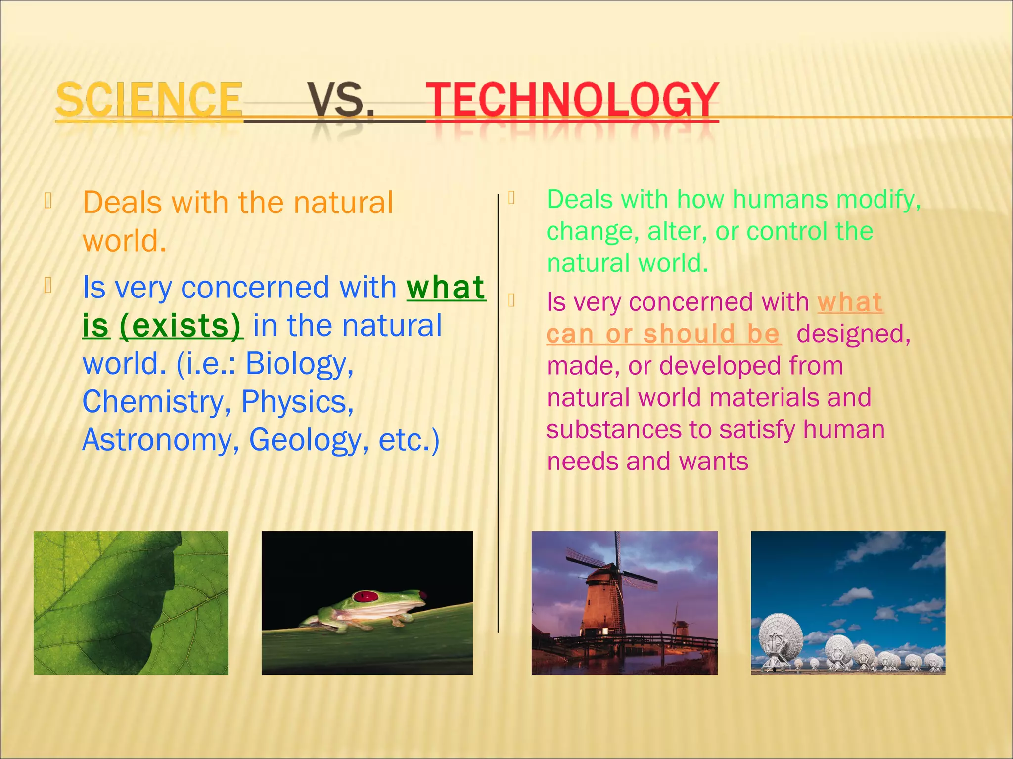 Science and technology a | PPT