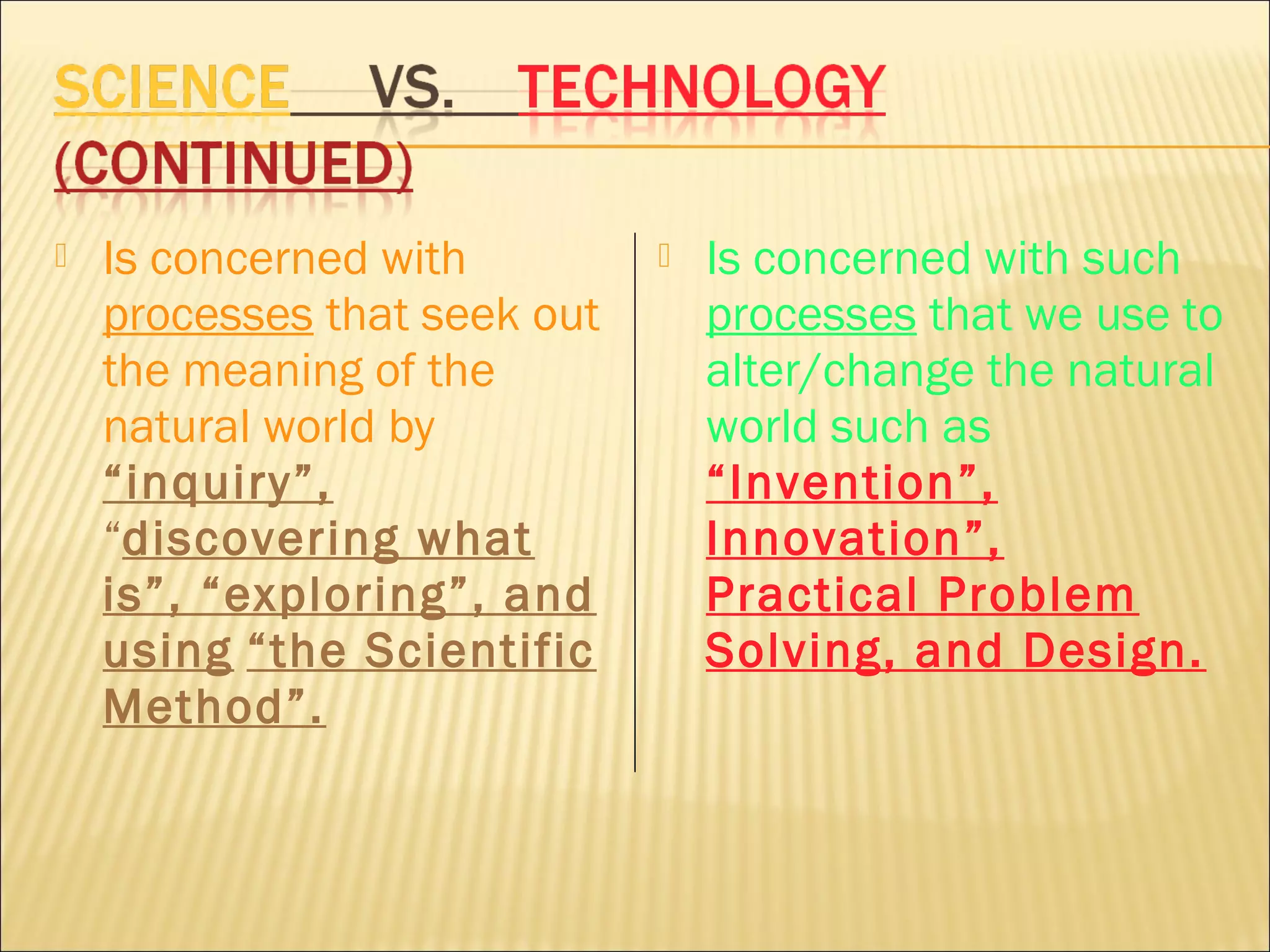 Science and technology a | PPT