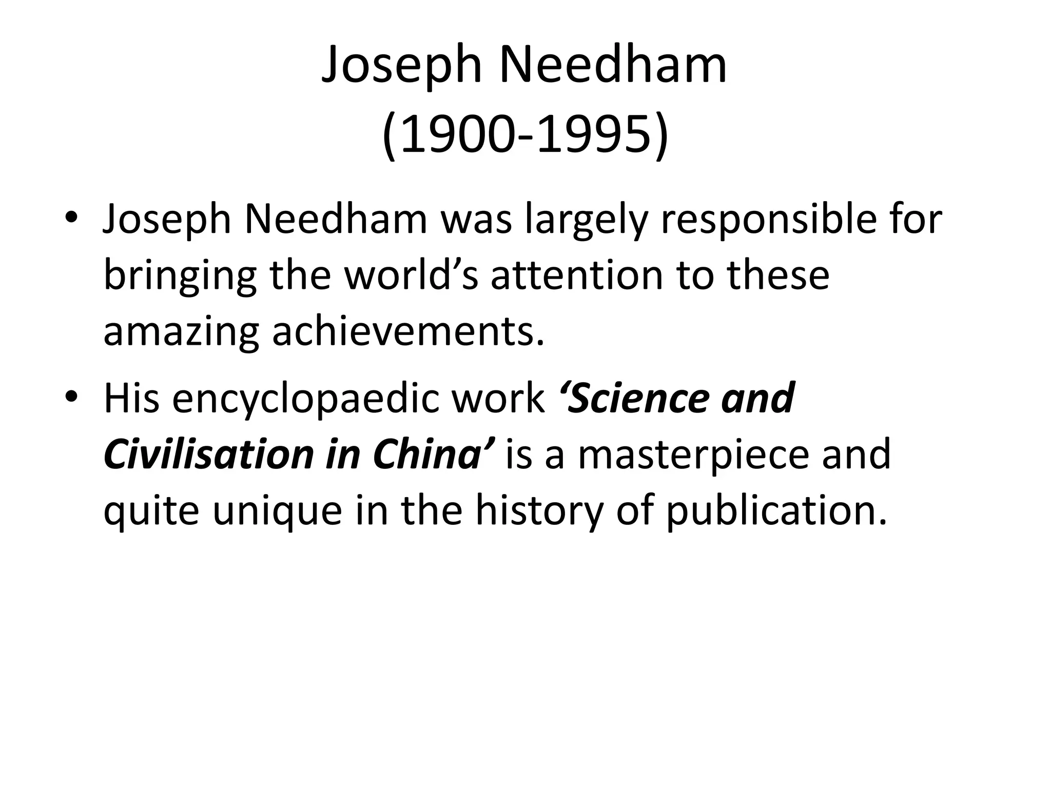 Chinese Science and Technology Achievements | PPTX