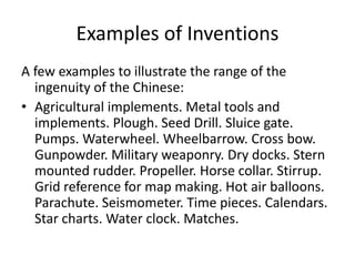 Chinese Science and Technology Achievements | PPTX