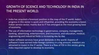 Science and technology in india | PPTX