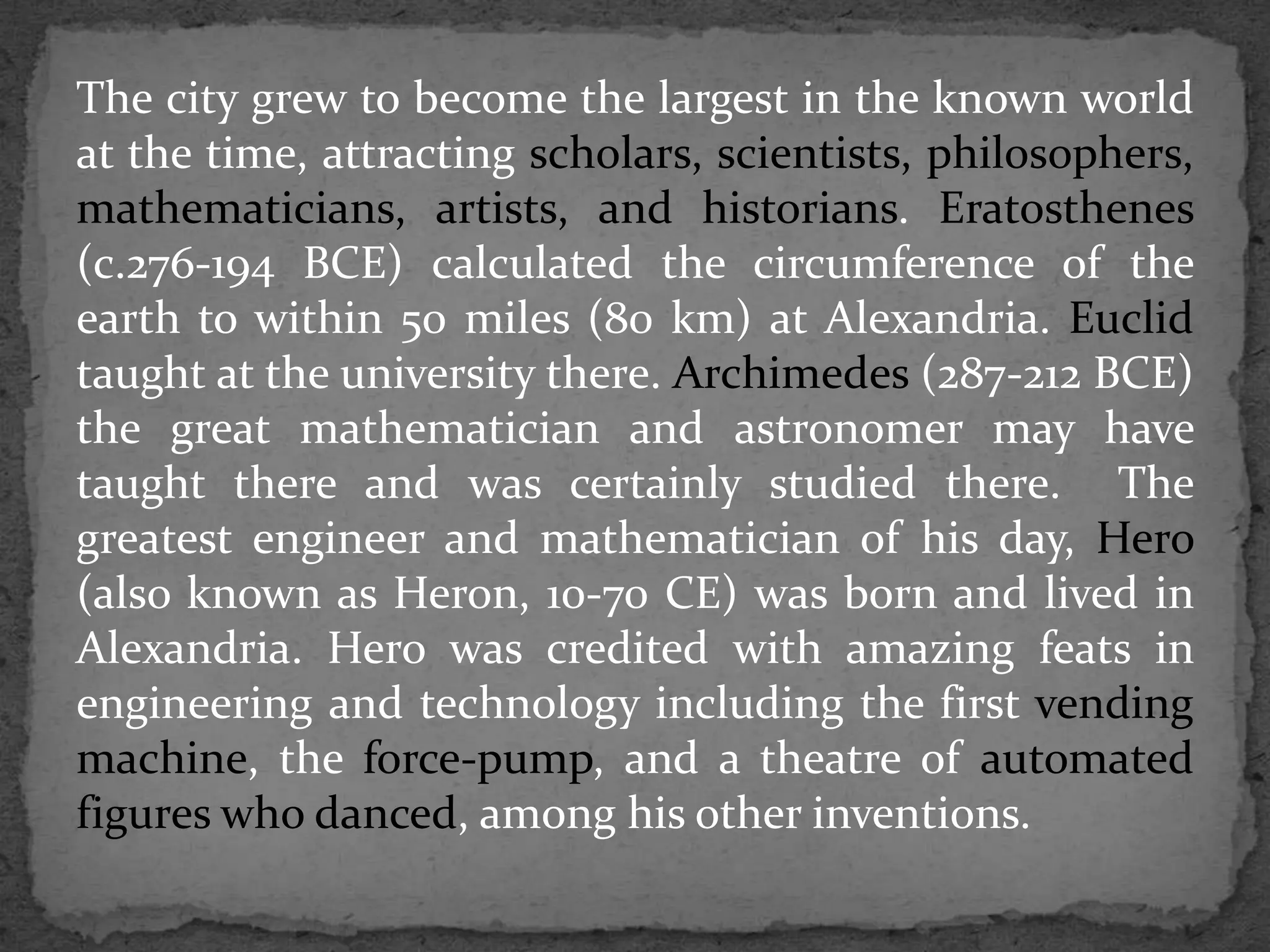 Science and technology of ancient civilizations | PPTX