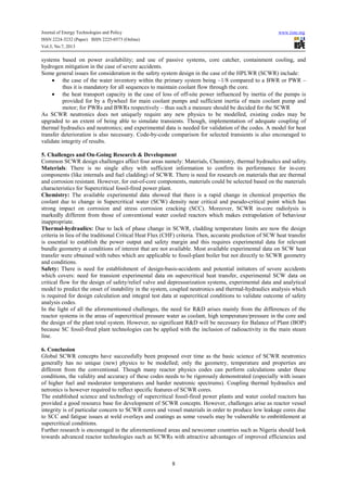 Science and technology of supercritical water cooled reactors review ...