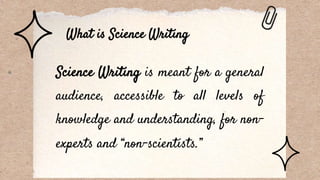 Science and Technology Writing.pptx