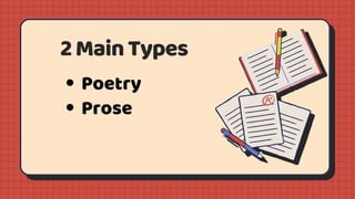 Types of Literary Text: Poetry and Prose | PDF