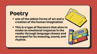 Types of Literary Text: Poetry and Prose | PDF
