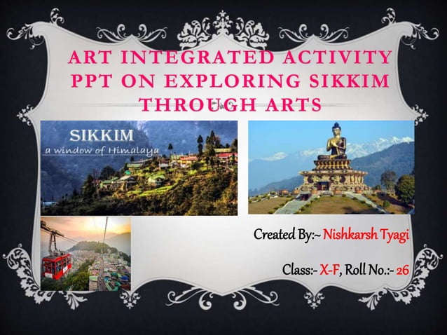 SIKKIM SCIENCE ART INTEGRATION ACTIVITY | PPTX