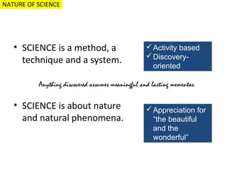 Science as a subject | PPT