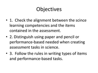 Assessing Science Inquiry Skills | PPTX