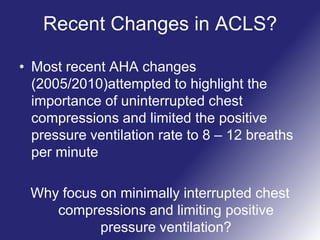 Science behind chest compressions | PPT