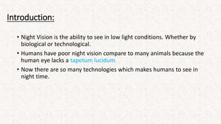 Science behind night vision camera | PPTX | Cameras and Camcorders ...