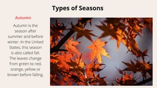 Science behind the seasons | PPT