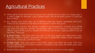 crop production and management power point production | PPTX
